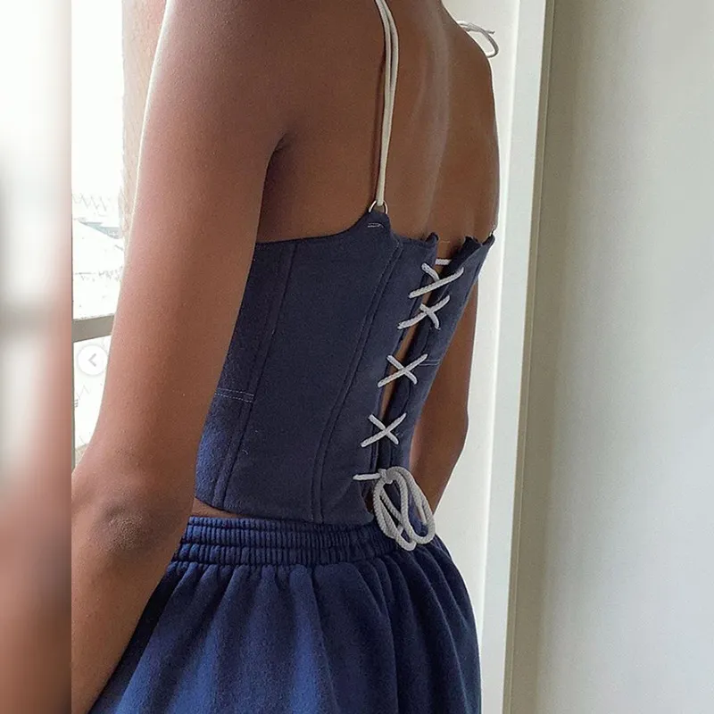 2024 Cyber Y2K Corset Carry Tank Toquet: Cottagecore Estética Para ...