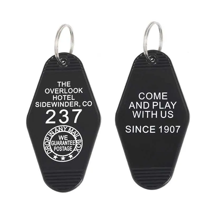 CO Inspired Hotel Room Custom Motel Keychains With Overlook And ...