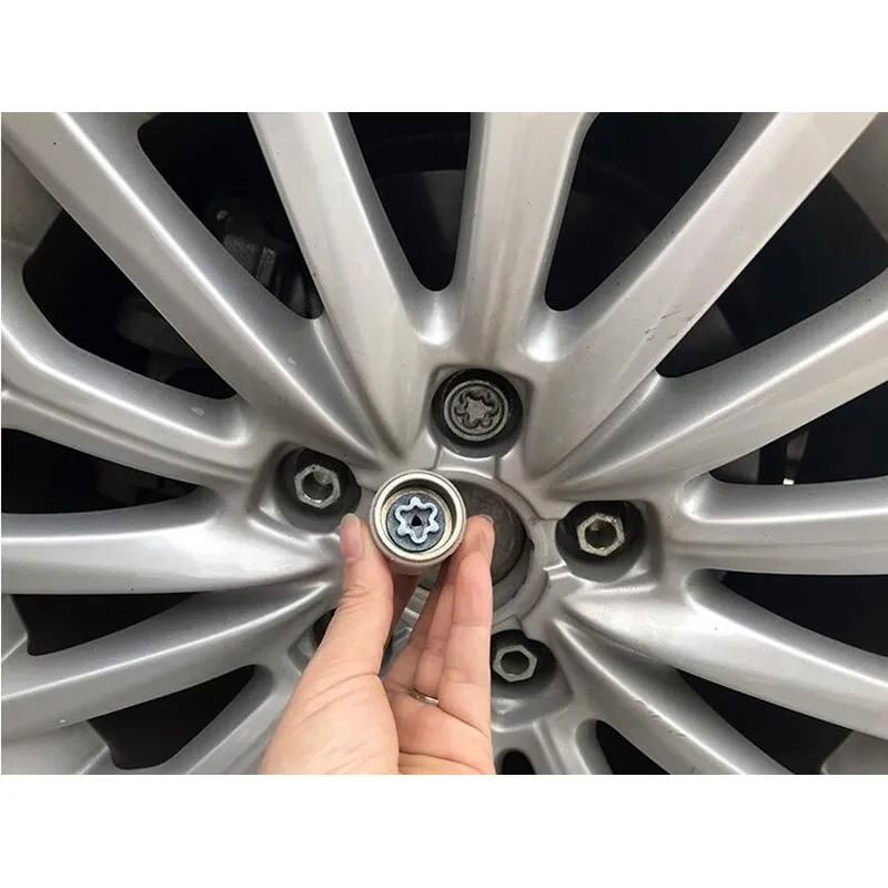 Premium Tire Screw Removal Tool - Anti-Theft Key Sleeve for Car Wheels ...