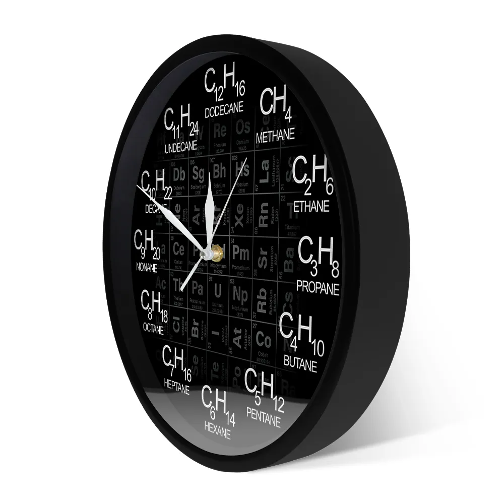 Periodic Table Of Elements Chemistry Best Atomic Wall Clock Chemical ...