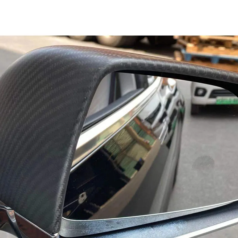 Premium Carbon Fiber Mirror Covers - Model 3/Y Rearview Housing, Double ...