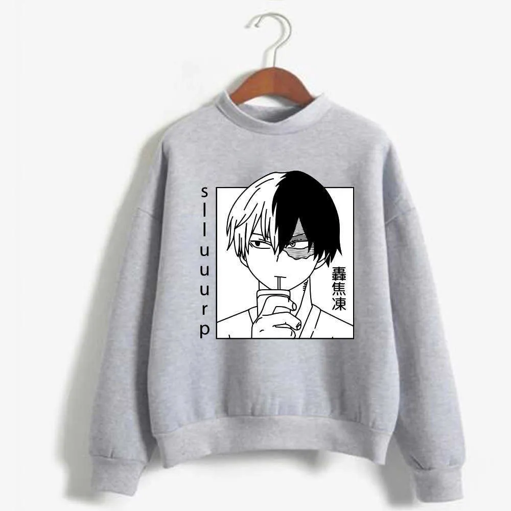 My Hero Academia Todoroki Shoto Hoodie Anime Long Sleeve Casaul ...