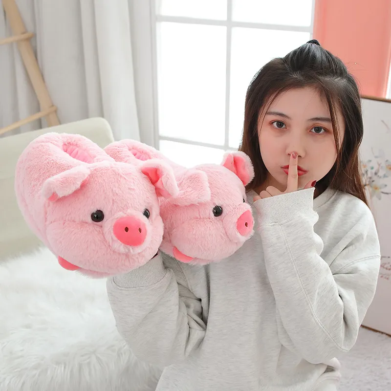 Cozy Pink Piglet Pink Bunny Slippers For Women And Girls Millffy Cute ...