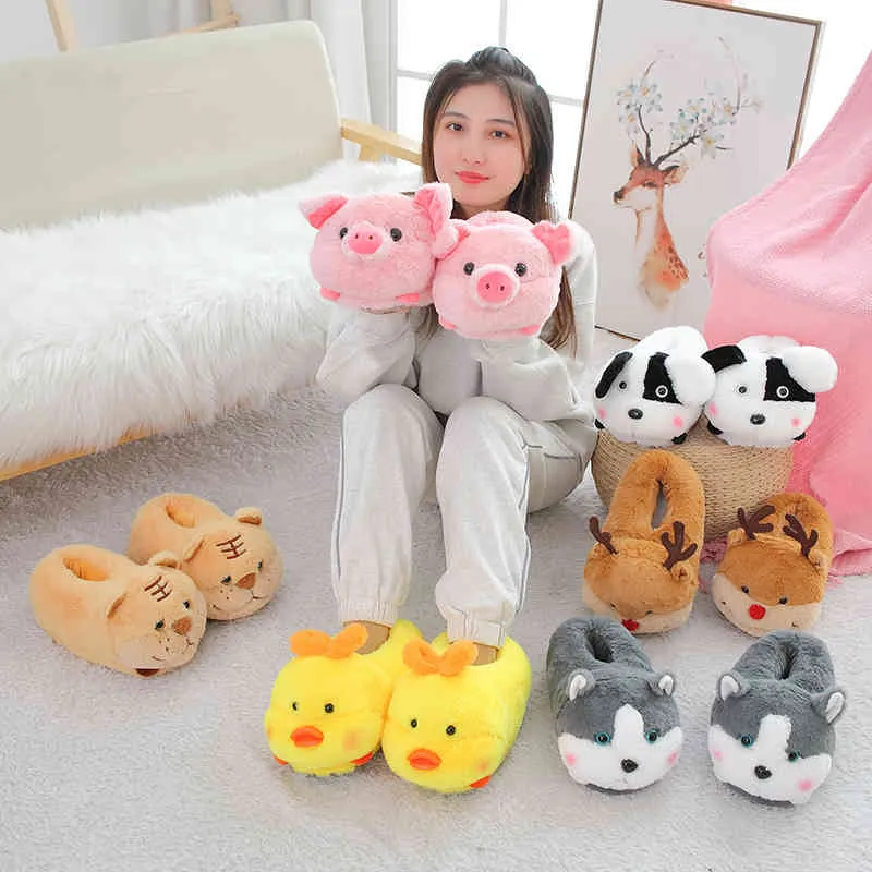 Cozy Pink Piglet Pink Bunny Slippers For Women And Girls Millffy Cute ...