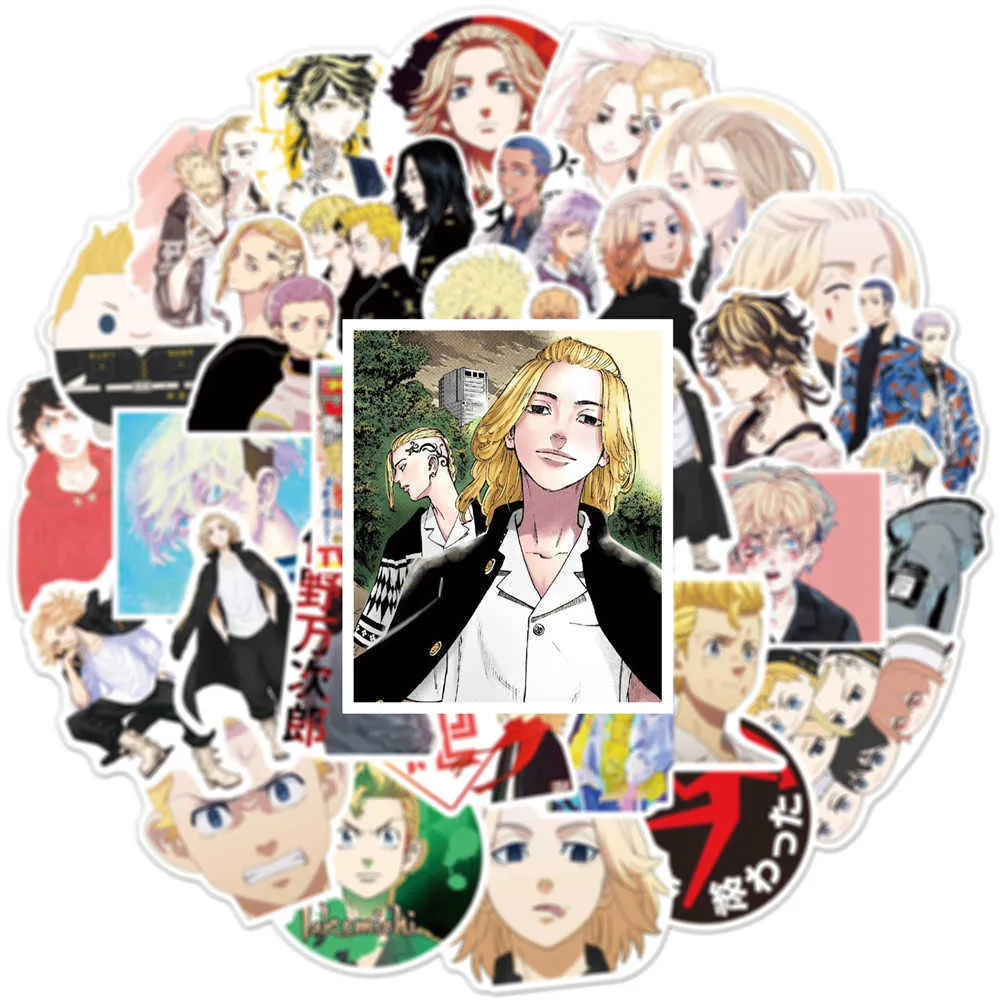 Tokyo Revengers Graffiti Stickers Set Of 10/50 Anime Cartoon Decals For ...