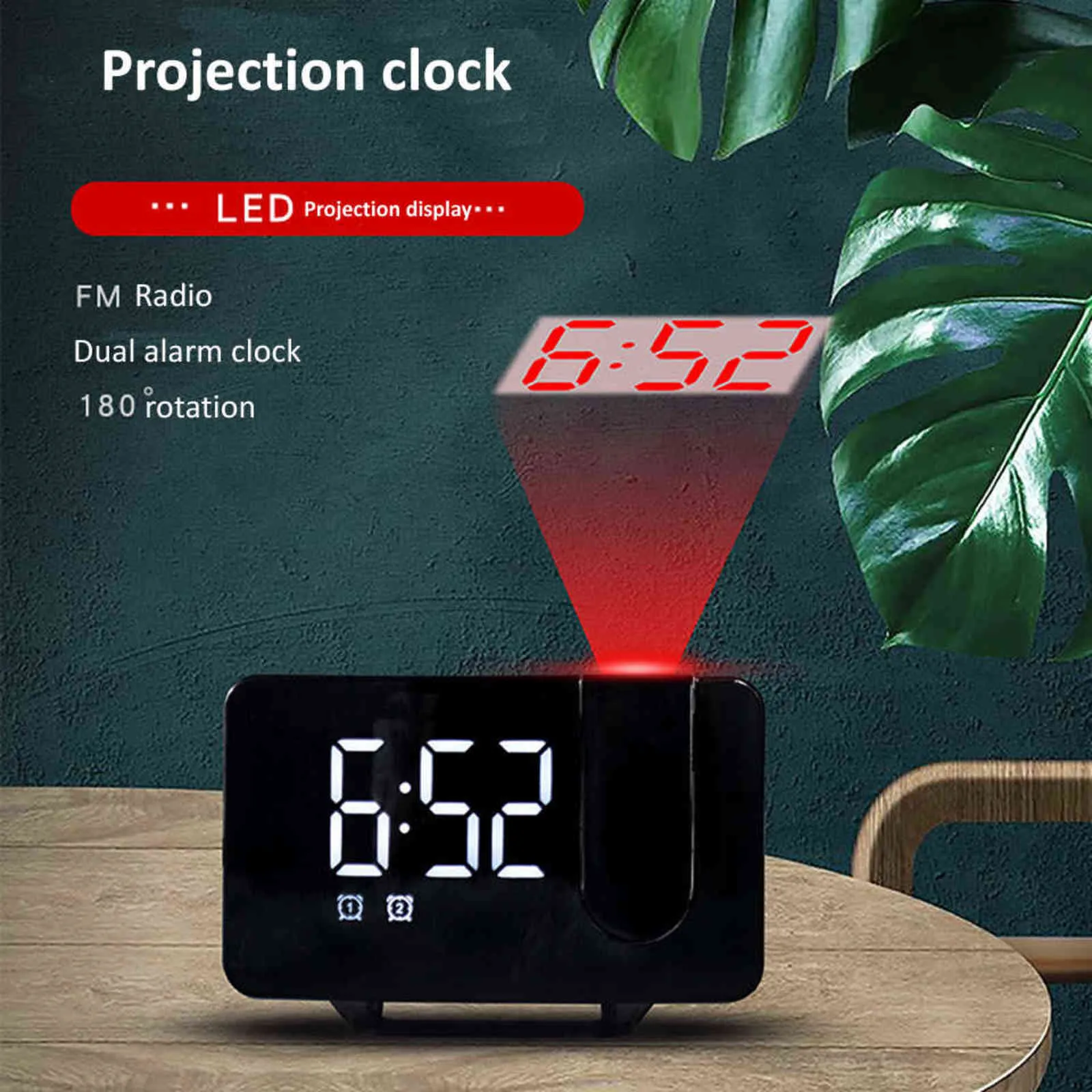 Brand: TimeTech Type: LED Digital Alarm Clock Specs: Table Electronic ...