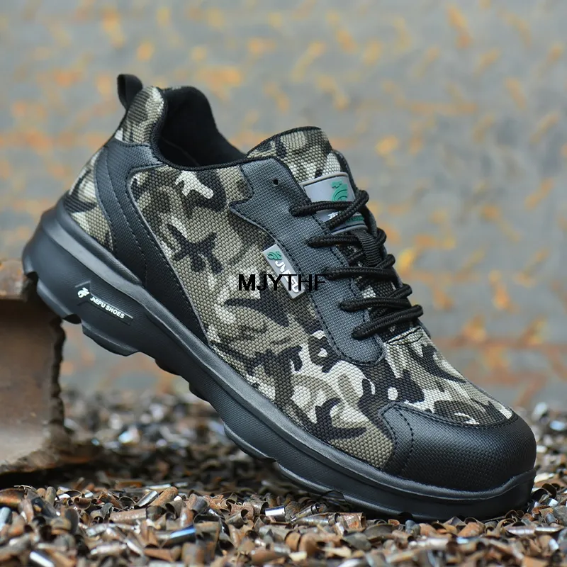 Indestructible Steel Toe Work Sneakers - Camouflage Anti-Puncture ...