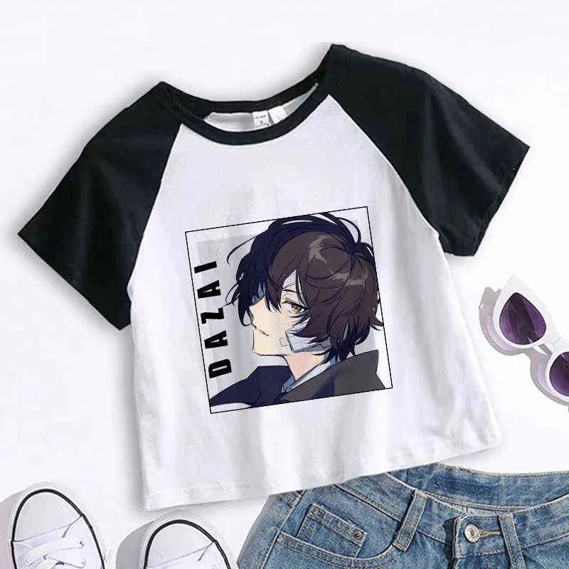 Anime Bungou Stray Dogs Crop Top Chuuya Nakahara & Osamu Dazai Cropped ...