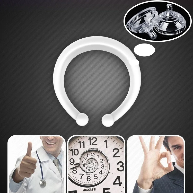 Men's Fine Lock Loop Penis Ring - Male Circumcision Sex Toy for ...