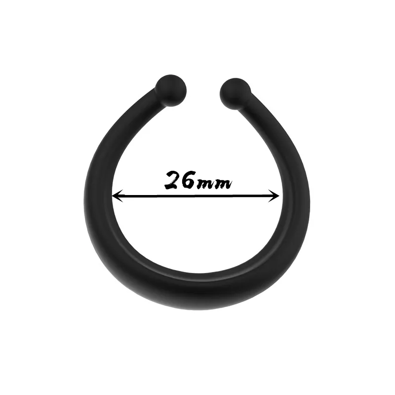 Men's Fine Lock Loop Penis Ring - Male Circumcision Sex Toy for ...