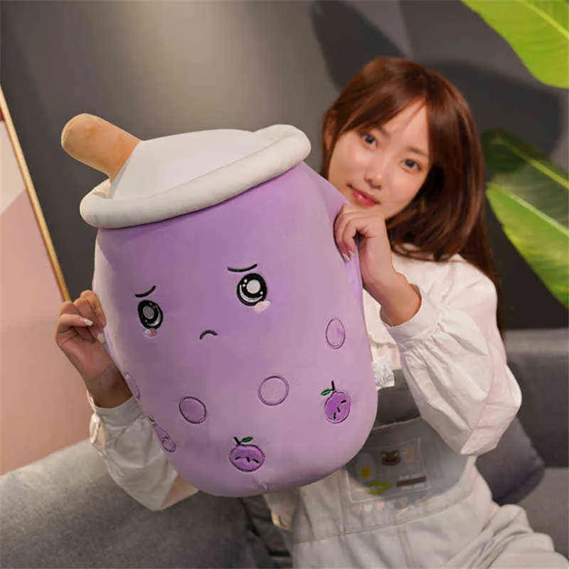 Kawaii Room Decor Bubble Tea Cuddle Cuddly Animal Cute Food Plush Cup ...