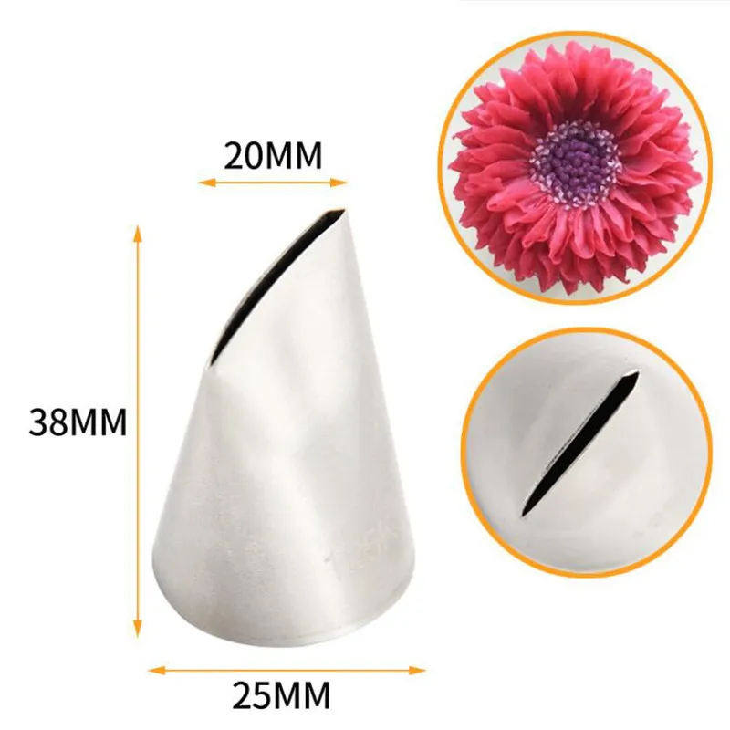 Brand: Pastry Pro Type: Rose Petal Nozzles Specs: Stainless Steel ...