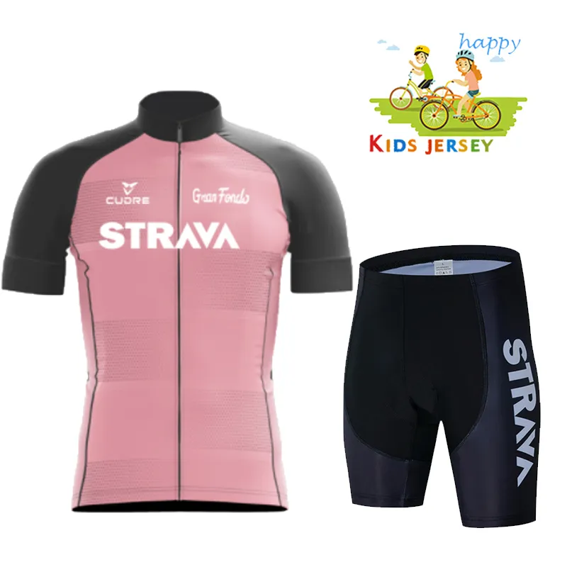 Kids Cycling Clothing Summer Kids Jersey Set Biking Suit Short Sleeve ...