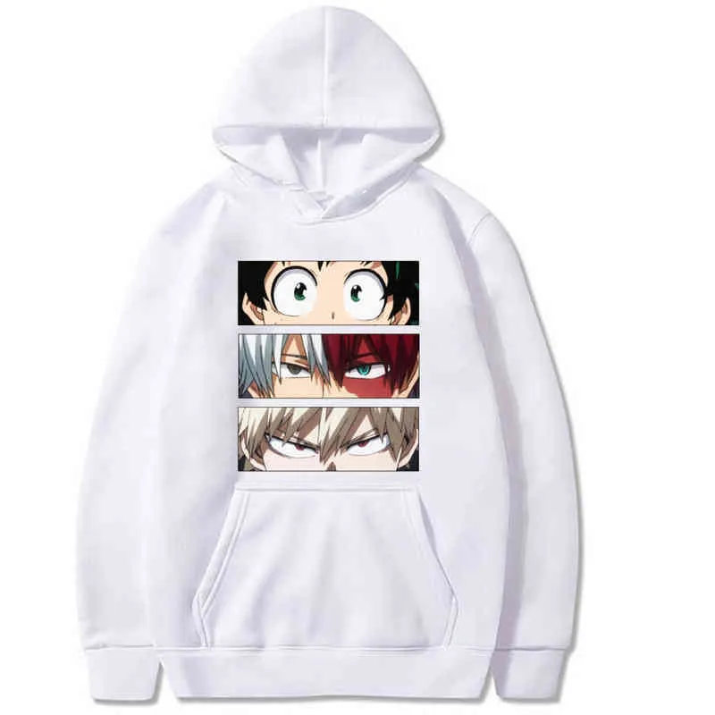 Official My Hero Academia Cartoon Hoodie With MHA Deku Todoroki Bakugo ...