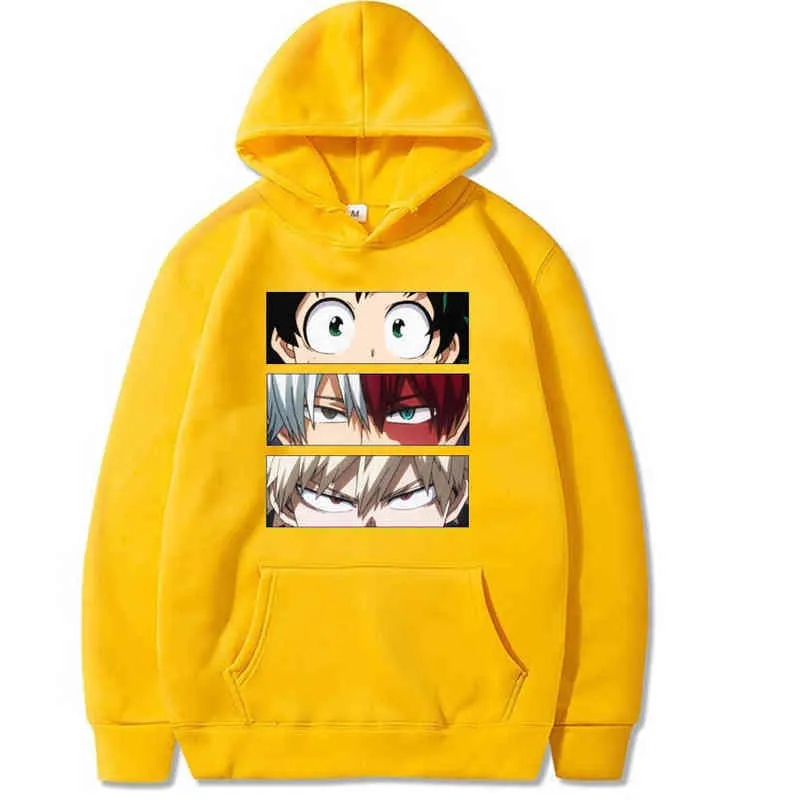 Official My Hero Academia Cartoon Hoodie With MHA Deku Todoroki Bakugo ...