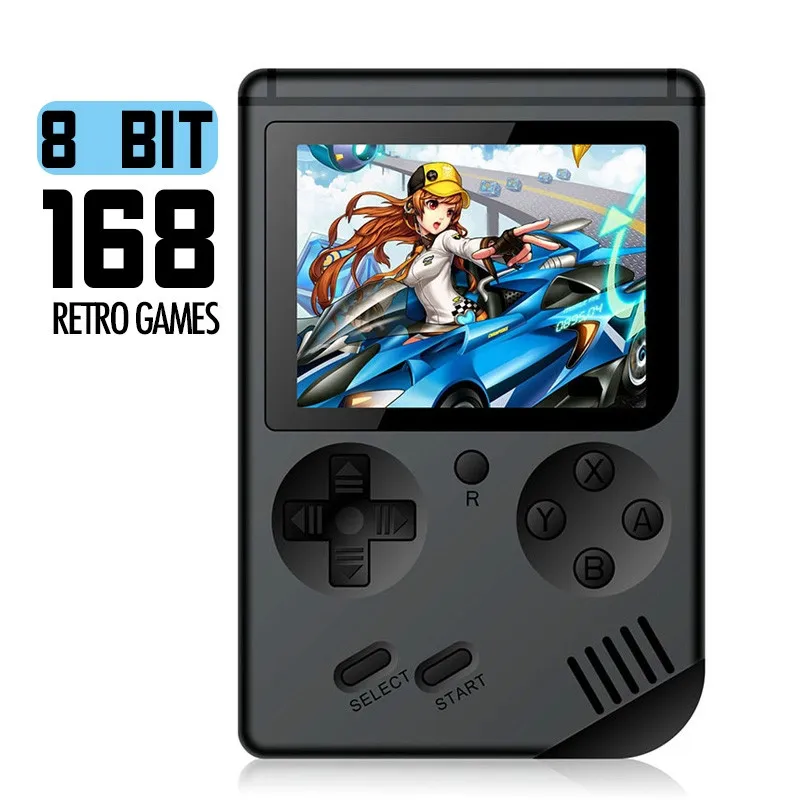 168 In 1 Retro Video Game Console 8 Bit Mini Pocket Handheld Classic ...