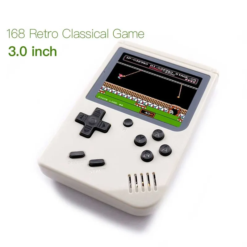 168 In 1 Retro Video Game Console 8 Bit Mini Pocket Handheld Classic ...