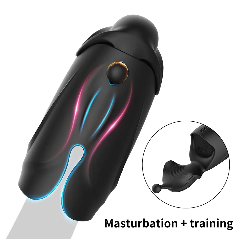 2020 Newest Automatic Glans Vibrator For Men Masturbator Dildo Vibrator