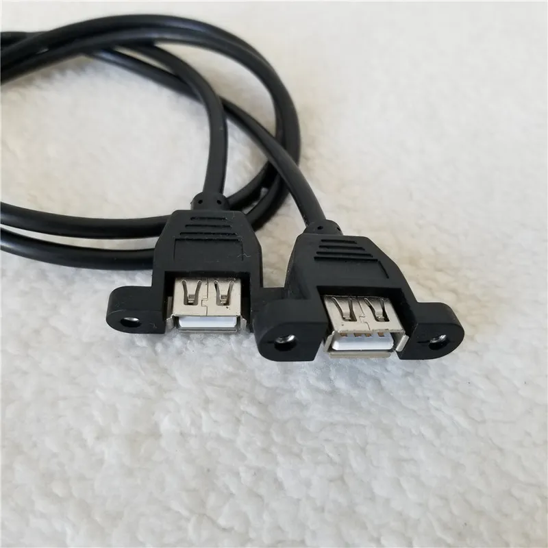 50cm Dual Sata To Usb Cable Type A Female Panel Mounting Adapter With ...