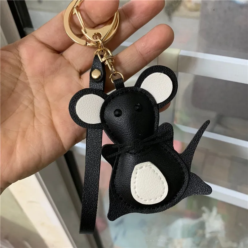 Keychains Charms: Adorable Mouse Design Keychain, Cartoon Style, Faux ...