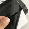 Black Snake Skin PVC Vinyl Wrap 5 ft x 98.4 ft Roll with Air Release ...