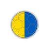 Ukrainian Flag Waterproof Face Sticker Vinyl Tattoo for Football Fans ...