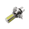 H4 P15D BA20D COB Motorcycle Headlight LED Bulbs 20W 6000K White 12V ...