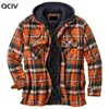 Men's Plaid Hooded Jacket: Thick Cotton, European-American Style - Shop ...
