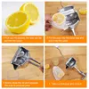 Silver Metal Manual Juicer Fruit Squeezer, Lemon Orange Press ...