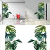 Nordic Leafy Plants Small Pink Plant Wall Decals Self-Adhesive Resin ...