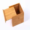Vintage Bamboo Tissue Box Seat Type Roll Storage Paper Holder for ...