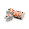 Grey/Transparent Electrical Wire Connector Push-in Terminal Block for ...