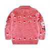 Children's Wool Cartoon Print Cardigan Sweater for Baby Girls and Boys ...