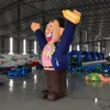 Outdoor inflatable cartoon character model balloon with number signs ...