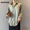 Aachoae Women's Acrylic Woven Blouse with Scoop Neck and Cap Sleeves ...