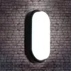 LED Outdoor Wall Lamp 18W 24W Round Oval Waterproof IP65 AC85-265V ...