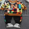 Kids' Boy Clothes Set: Cotton Spring Autumn Suit with Letter Print ...