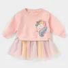 Bear Leader Girls' Princess Patchwork Dress Fashion Party Costume Kids ...