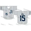 Custom Jackson State Baseball Jersey Men Youth White Polyester Moisture ...