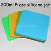 200ml Silicone Wax Container Square Nonstick Pizza Jar for Oil Wax ...