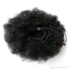 Afro kinky curly drawstring ponytail extension for women 4c natural ...