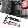 Car Door Hinge Cover Spare Tire Holder Hinge Carbon Fiber ABS for Jeep ...