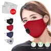 Reusable Black Face Mask With Filter Pocket, Anti Dust Pollution Cloth ...