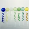Wholesale Pyrex Spiral Oil Burner Pipe Mini Glass Hand Pipe For Smoking ...