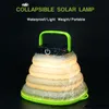 Collapsible LED Collapsible Solar Camping Lights Portable, Warm White ...