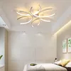 Modern LED Kitchen Ceiling Lights Aluminum Wave White Ceiling Light ...