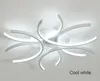 Modern LED Kitchen Ceiling Lights Aluminum Wave White Ceiling Light ...
