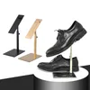 Shoe Display Stand Shoe Riser Stand Rack Table Metal Polished Shoe ...