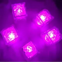 Multicolored LED Party Lights For Bars Clubs Weddings Glowing Ice Cubes ...