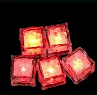 Multicolored LED Party Lights For Bars Clubs Weddings Glowing Ice Cubes ...